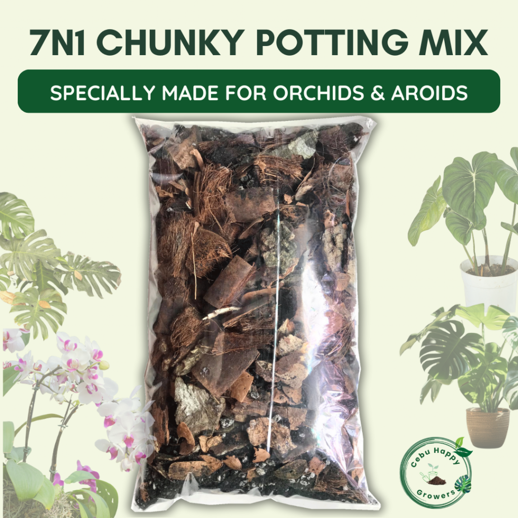 7n1 Chunky Potting Mix for Aroids – Premium Soil | Cebu Happy Growers